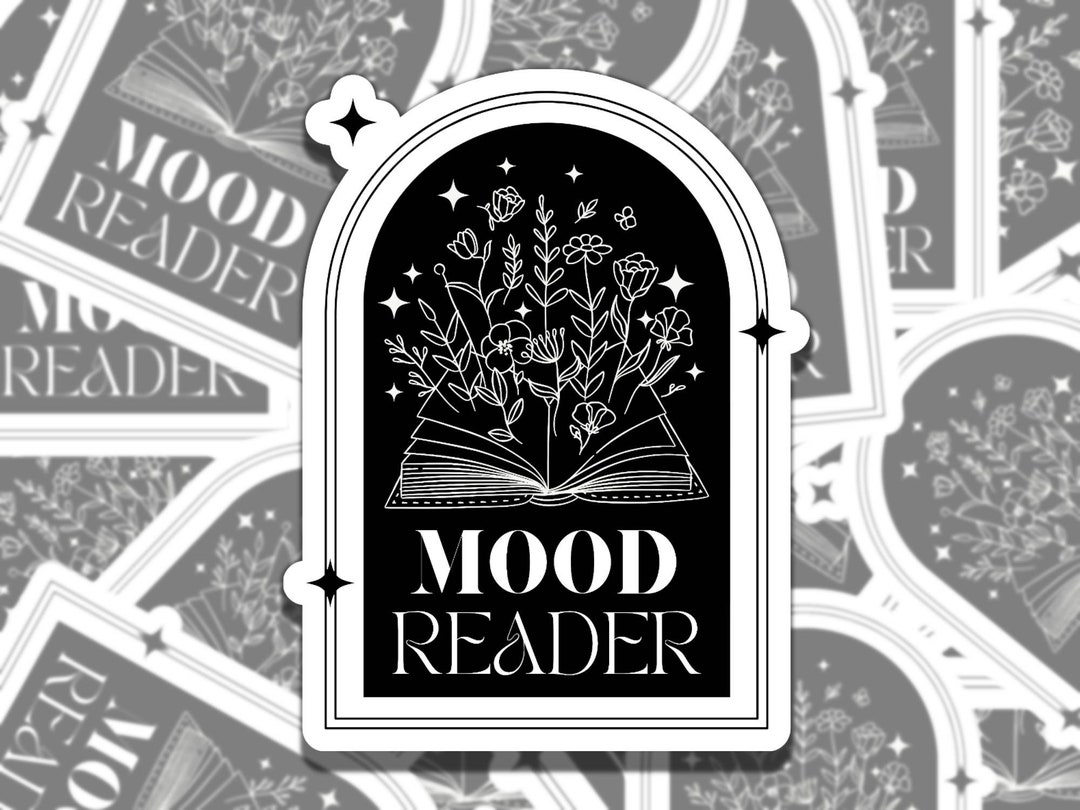 Mood Reader Sticker Multiple Colors, Reading Vinyl Sticker, Smutty ...