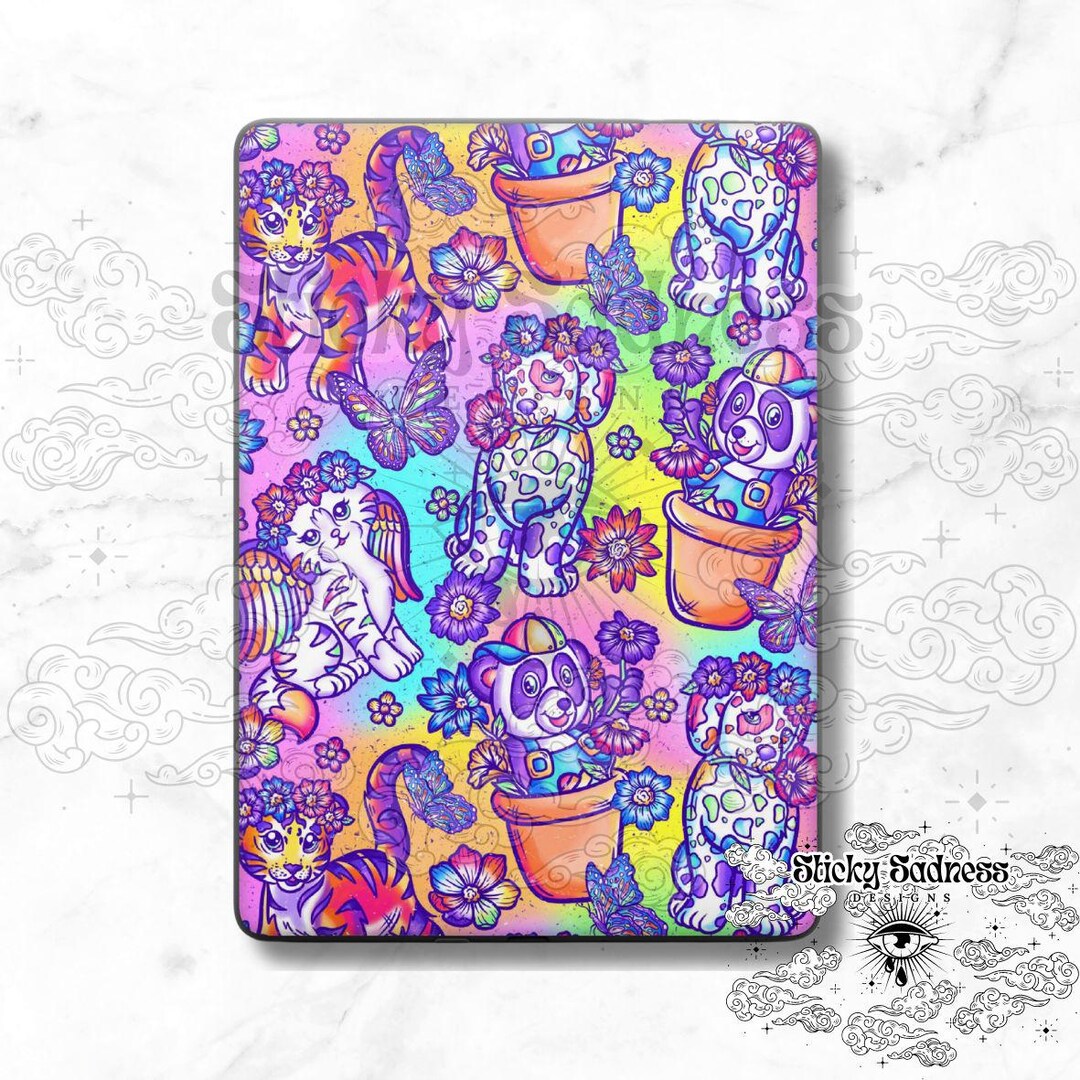 Rainbow Garden Ereader Tablet Insert for Kindle Kobo iPad Boox Fire ...