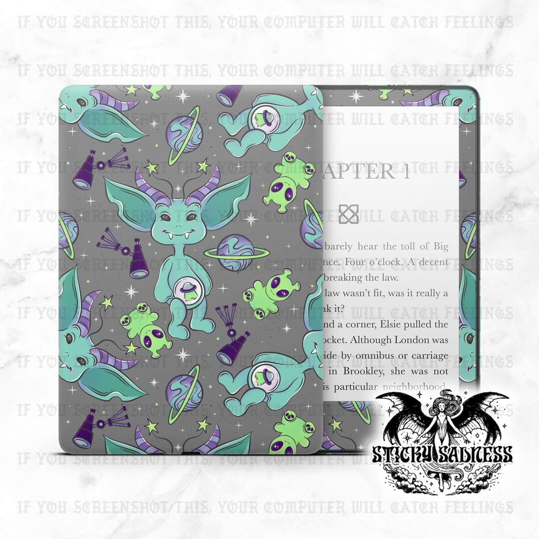 Grey Space Gremlin Cottagecore Design Insert Skin, Vinyl Wrap for ...