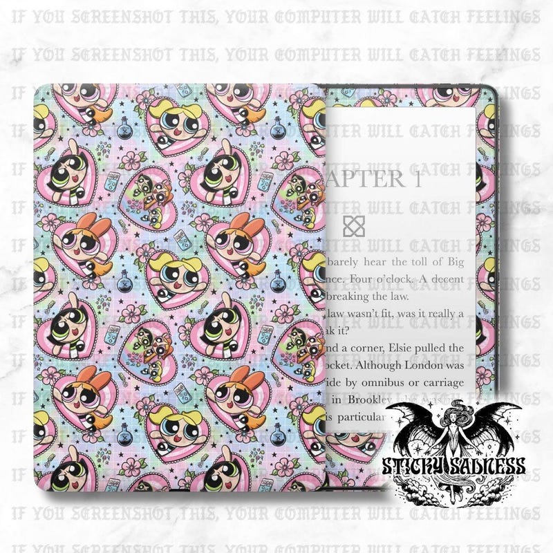 Cartoon Kindle Insert - Etsy