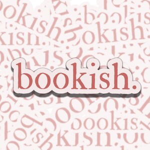 Bookish Sticker Set Multiple Colors, Reading Vinyl Sticker, Smutty ...