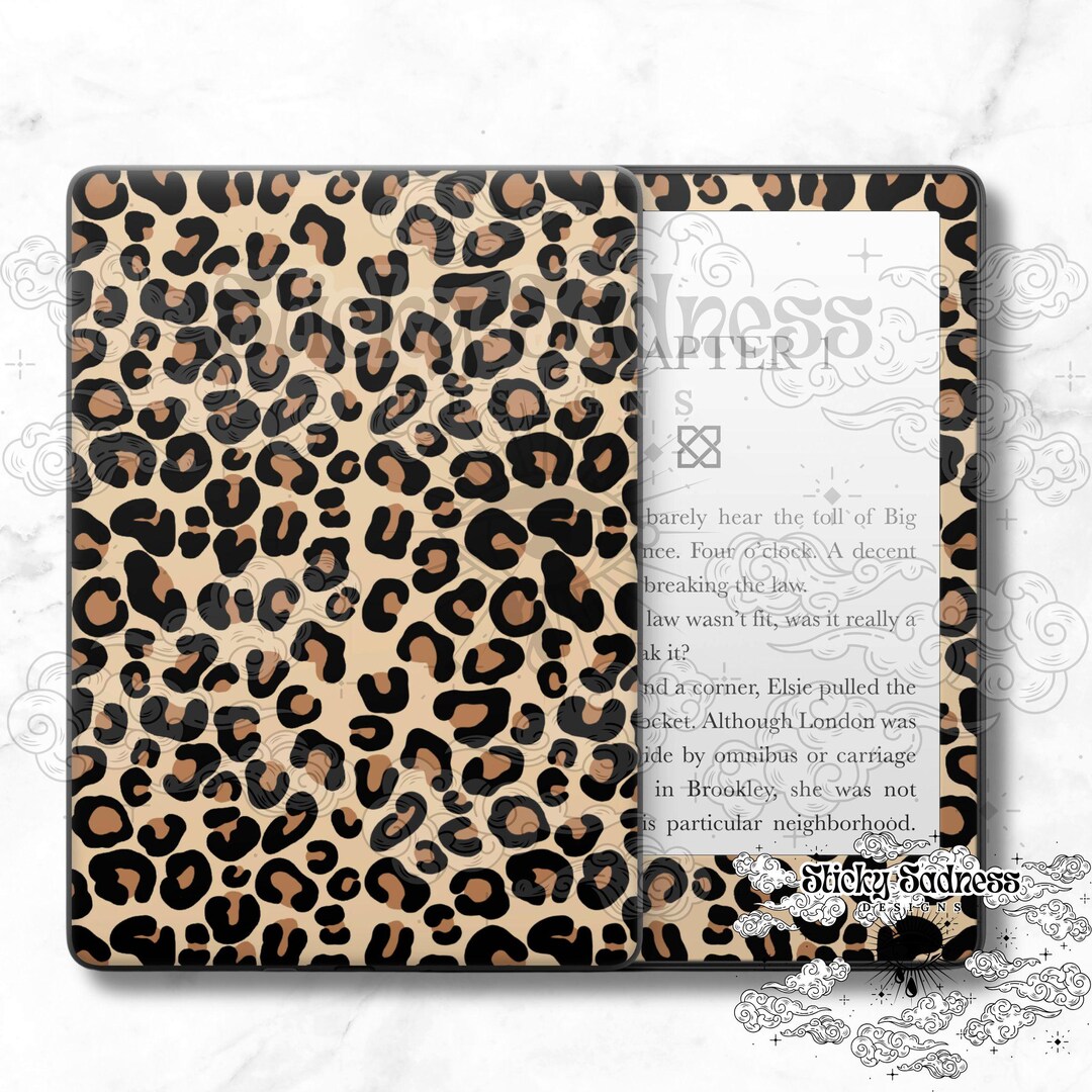 Cheetah Leopard Print Colorful Decal Insert Skin, Cute Vinyl Wrap for ...