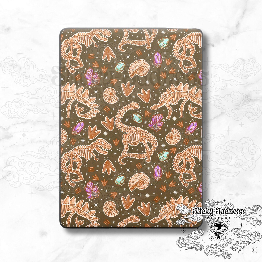 Dino Fossils Colorful Ereader Tablet Insert for Kindle Kobo iPad Boox ...