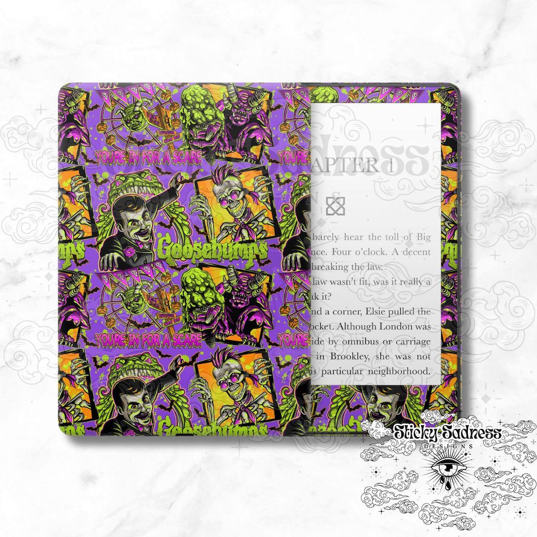 Creepy Scary Stories Spooky Decal Insert Skin, Cute Vinyl Wrap for ...