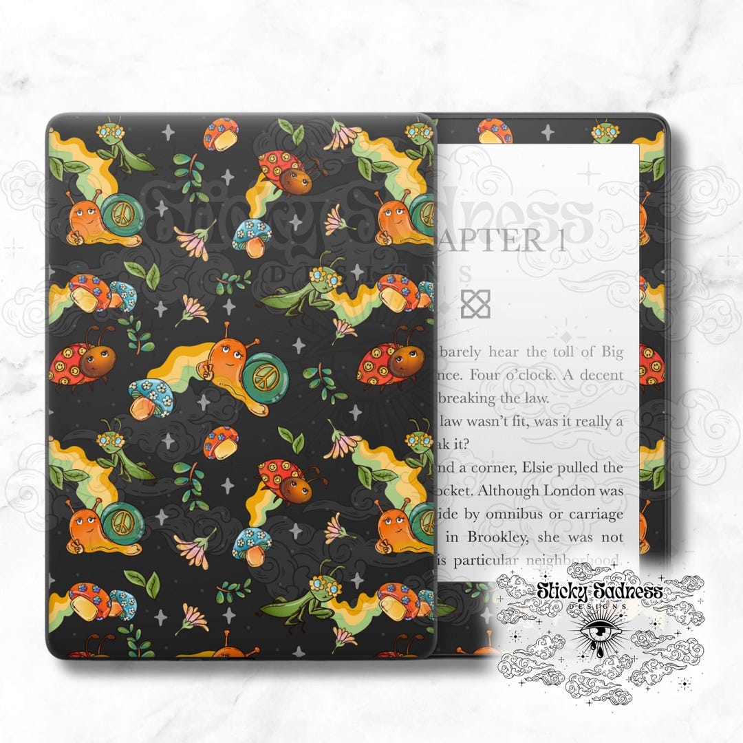 Groovy Bugs Summer Colorful Decal Sticker Skin, Cute Vinyl Wrap for ...