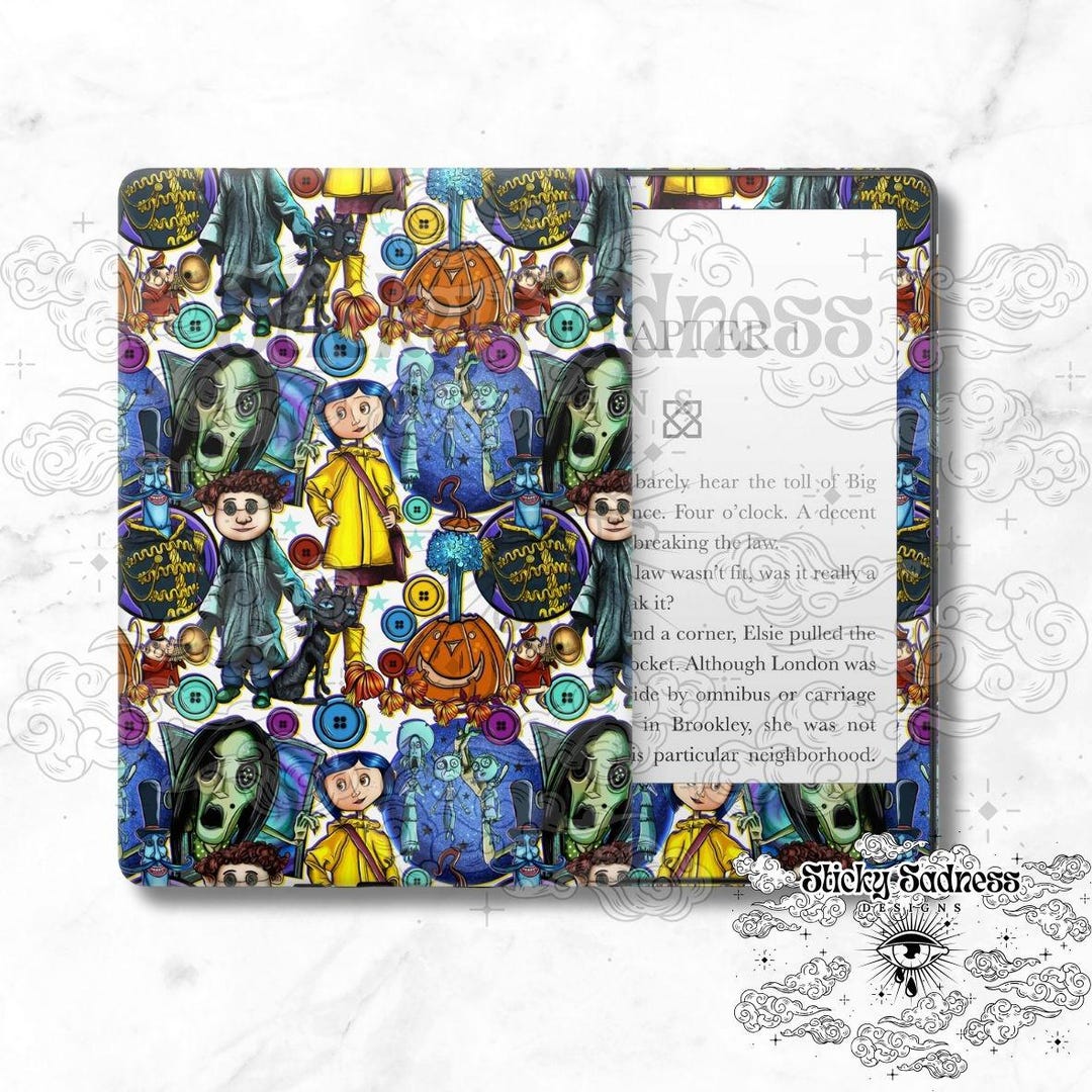 Be Tricky Light Spooky Decal Insert Skin, Cute Vinyl Wrap for Kindle ...