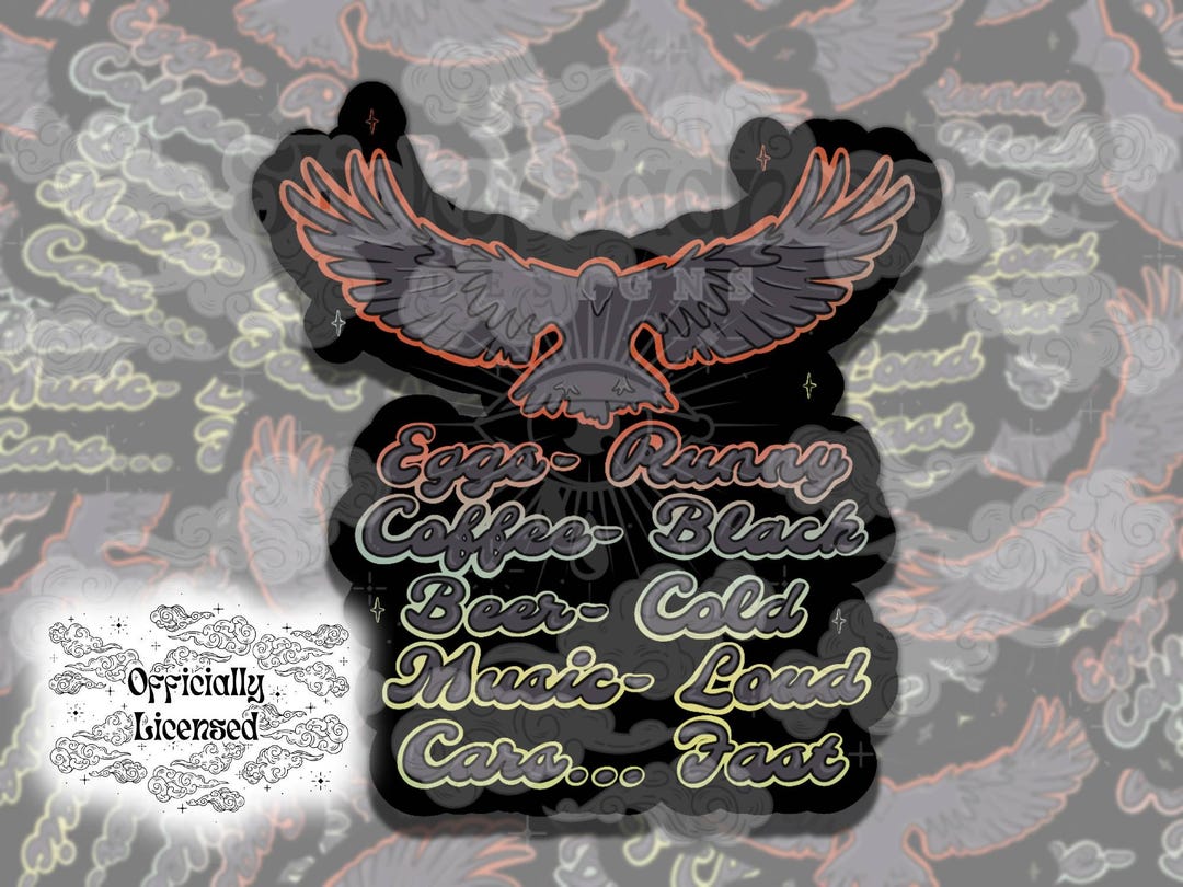 Dom Raven Officially Licensed Ravenhood Sticker, Kate Stewart Cecelia ...
