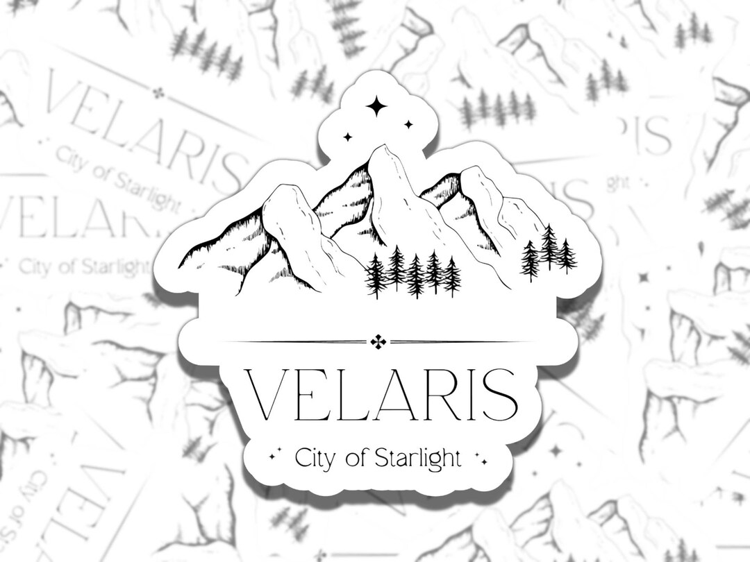 Velaris Sticker, City of Starlight Sticker, ACOTAR Sticker, Gift for ...