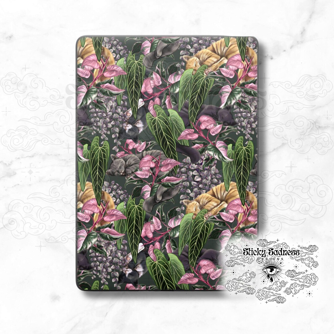 Kitty Garden Colorful Ereader Tablet Insert for Kindle Kobo iPad Boox ...