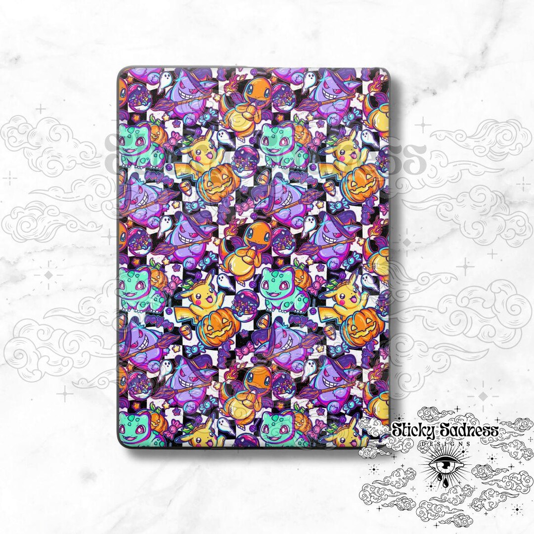Monster Halloween Ereader Tablet Insert for Kindle Kobo iPad Boox Fire ...