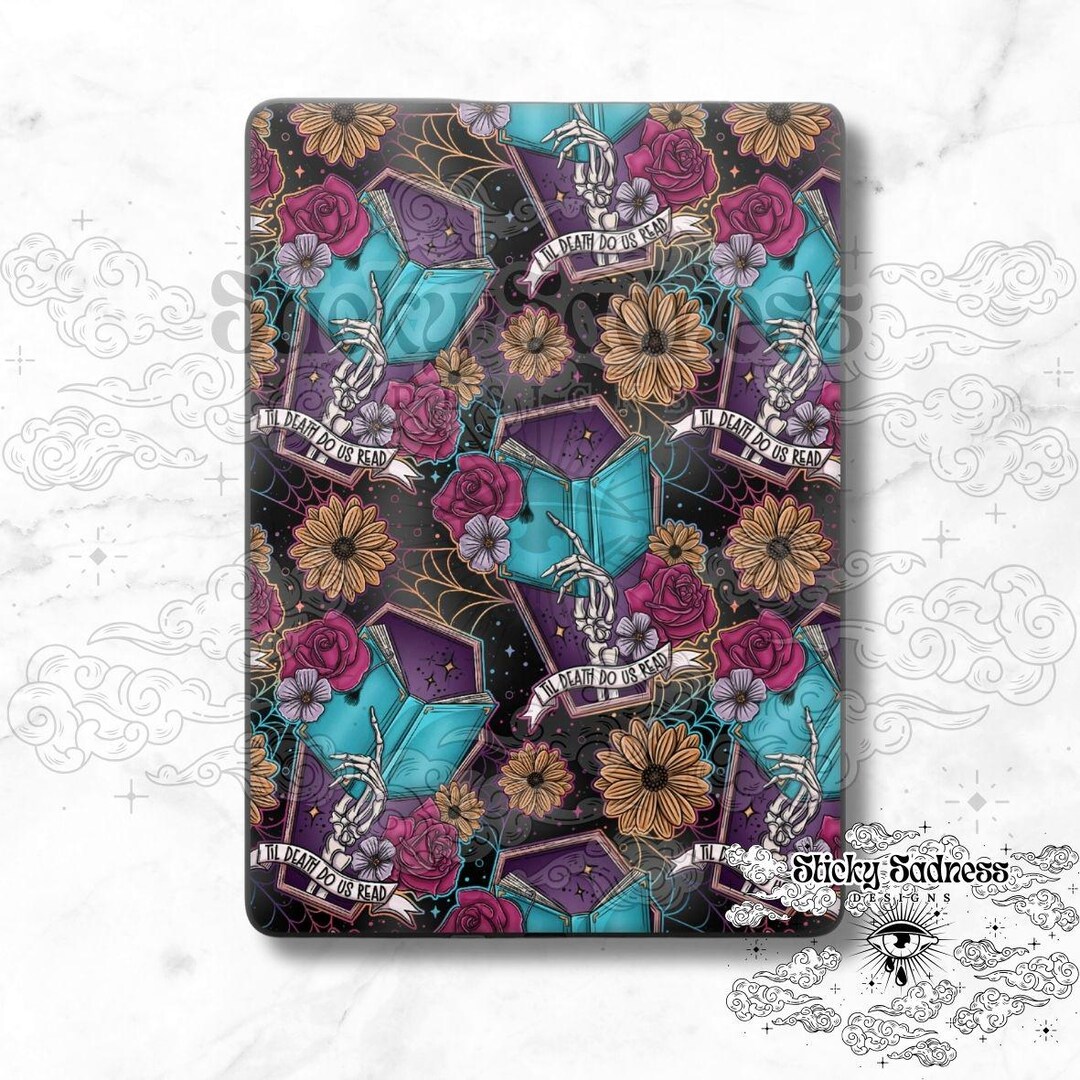 Grim Readers Cute Witchy Ereader Tablet Insert for Kindle Kobo iPad ...