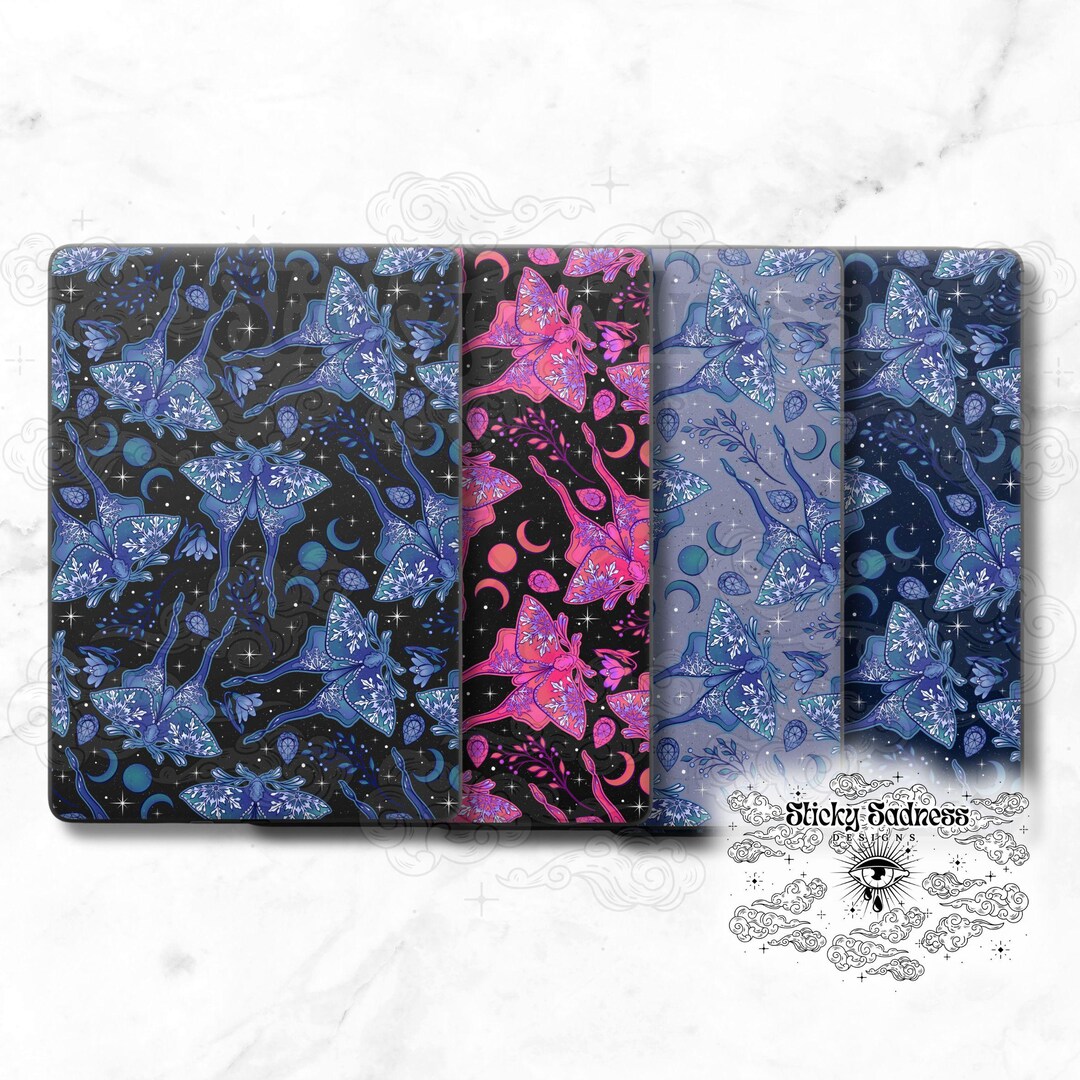 Snowflake Moths Colorful Ereader Tablet Insert for Kindle Kobo iPad ...