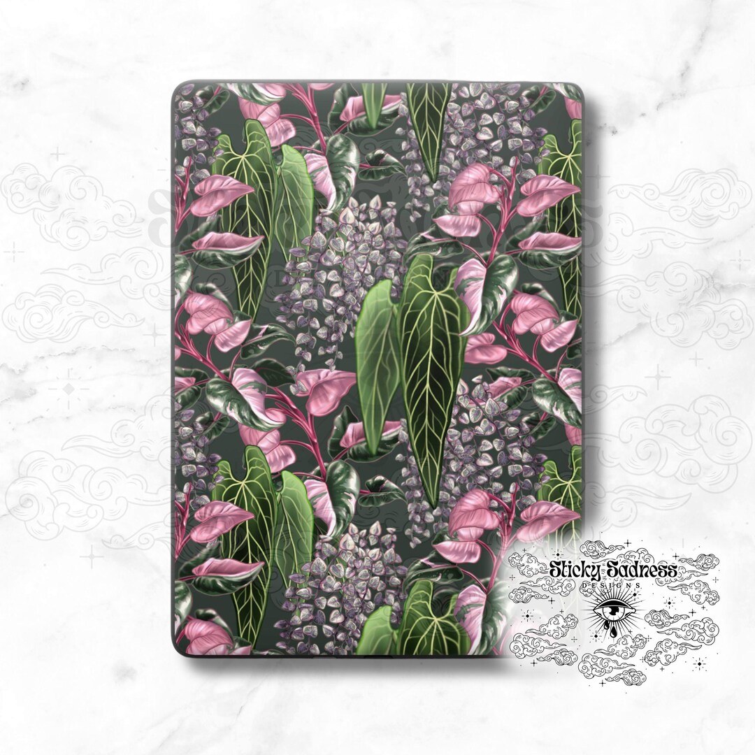 Verdant Garden Colorful Ereader Tablet Insert for Kindle Kobo iPad Boox ...