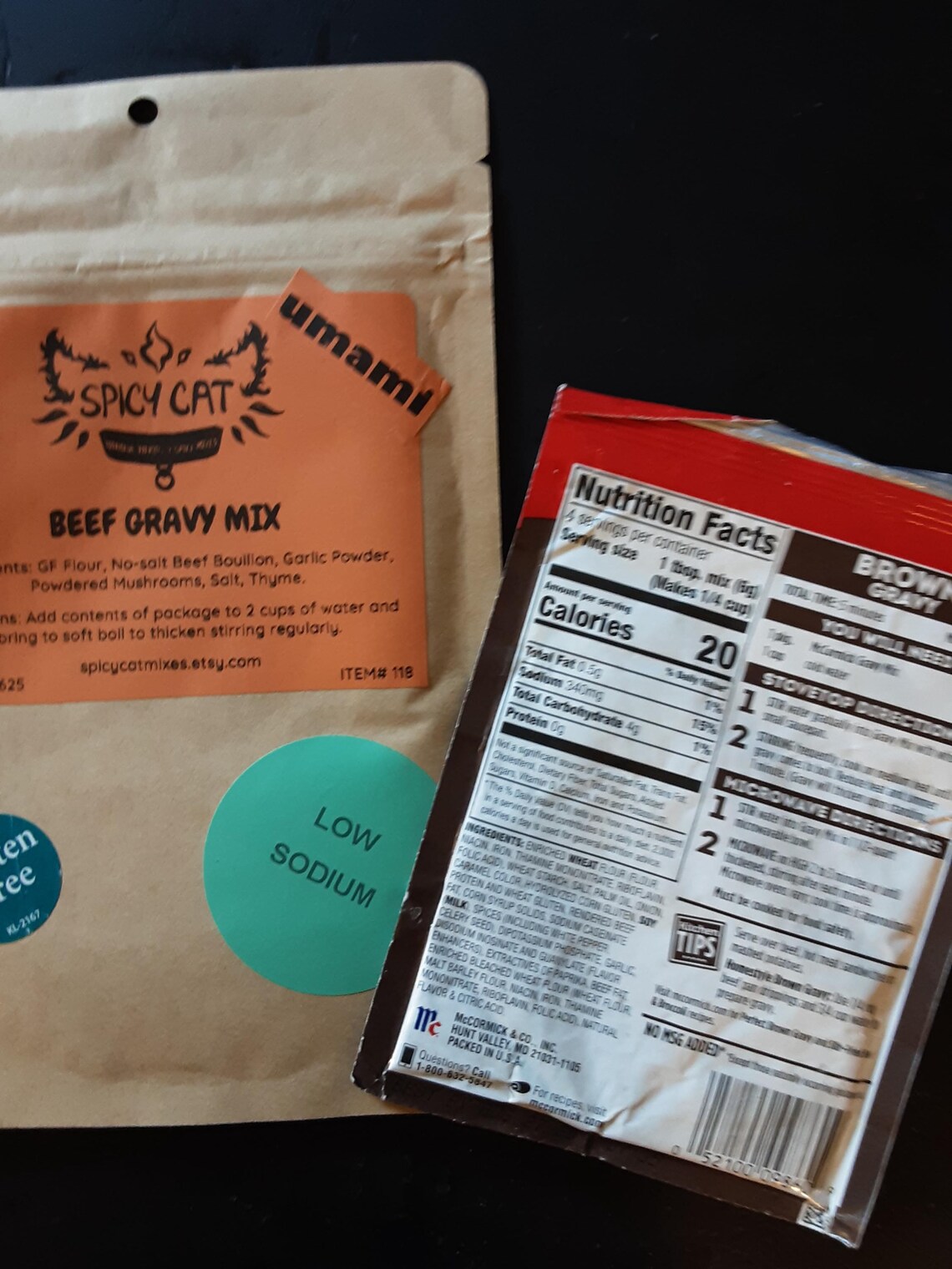 Beef Gravy Mix/gluten-free/low Sodium/umami - Etsy