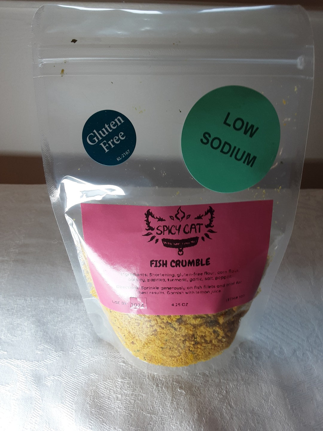 Fish Crumble Seasoning Mix/gluten-free/low Sodium - Etsy