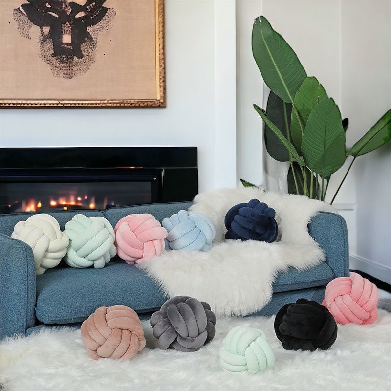 Knot Pillow - Etsy