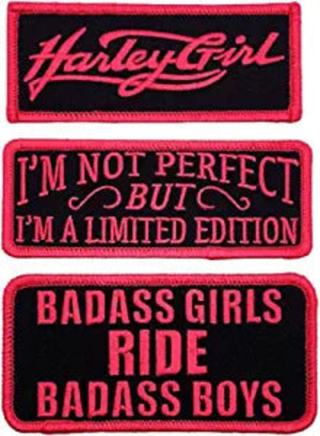 Harley Girl Limited Edition Badass Girls Patch 3PC Bundle - Etsy