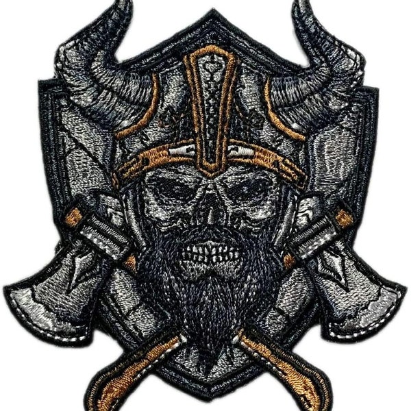 Embroidered Skull Patch - Etsy