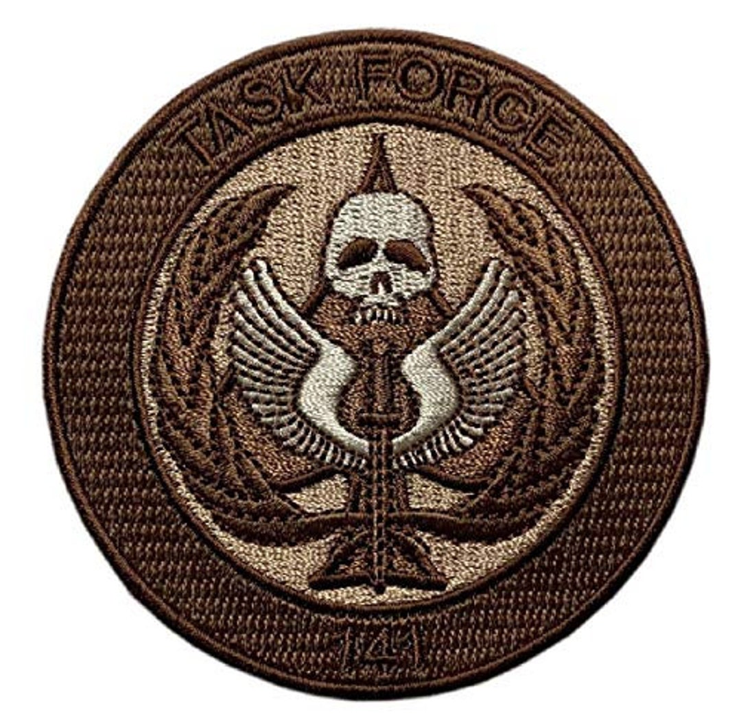 Modern Warfare Task Force 141 Logo Call of Duty Patch iron on Sew on P6 ...