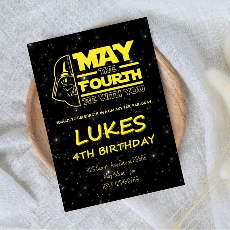May the 4th Be With You Card - Etsy
