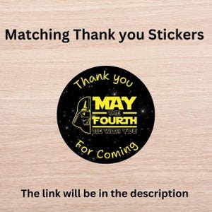 May the Fourth Be With You Invitation May the 4th Digital Invite Fourth ...