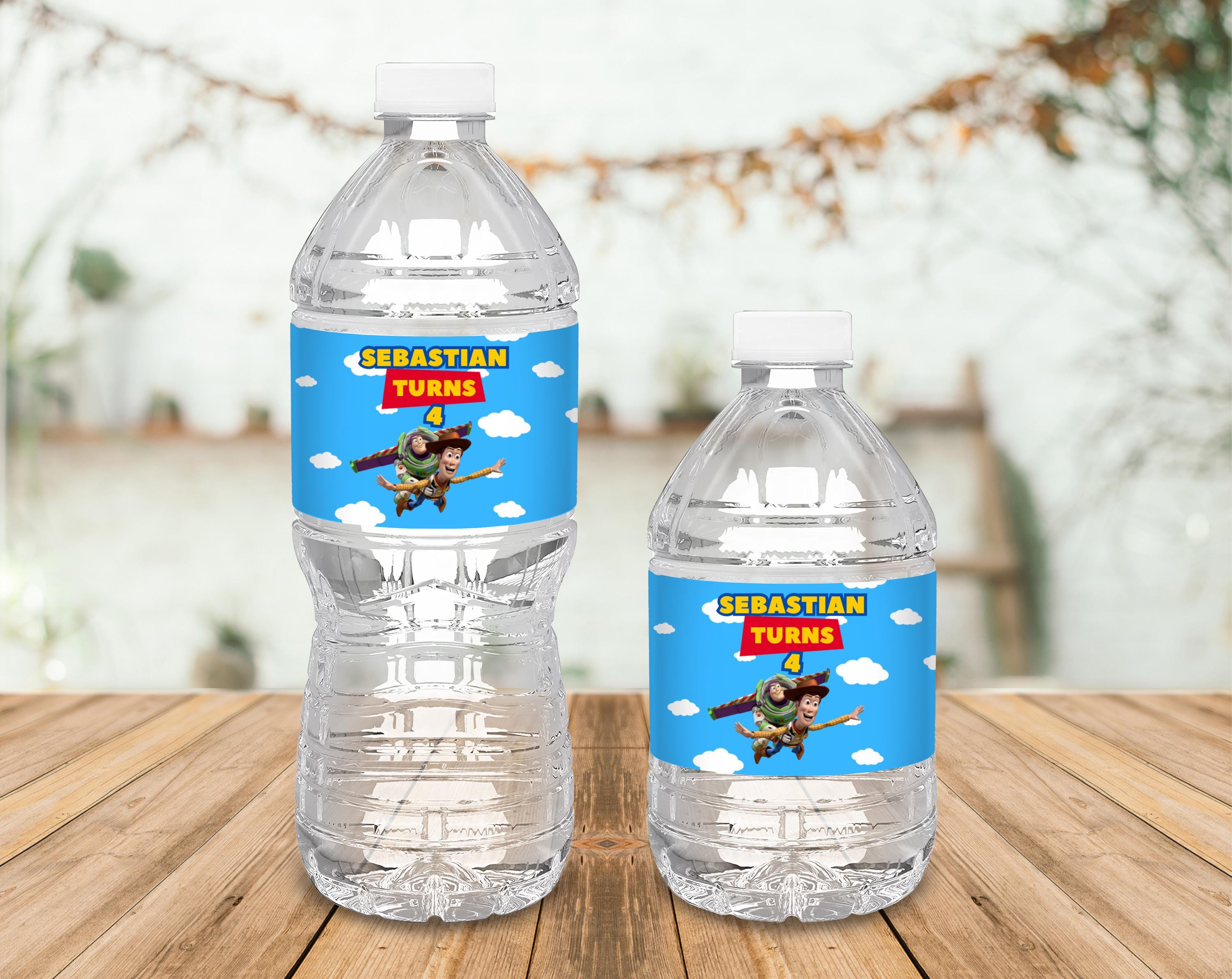 Toy Story Water Bottle Labels, Personalized Editable Birthday Labels ...