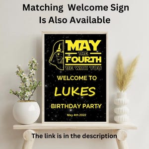 May the Fourth Be With You Invitation May the 4th Digital Invite Fourth ...