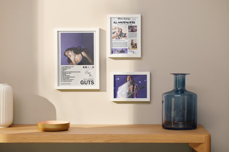 Album Cover Poster - GUTS by Olivia Rodrigo *size is Scalable* - Etsy