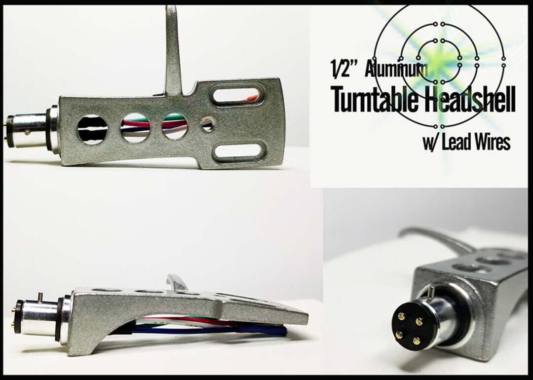1/2" Aluminum Headshell for Standard Turntables / Record Players - Etsy