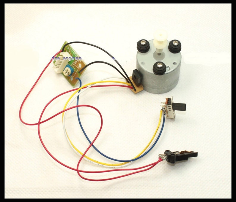 DC Turntable / Record Player Motor With Wires and Switches Analog Audio ...