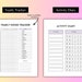 Mood Tracker Printable Journal Bundle, Digital Mood Journal PDF Kit ...