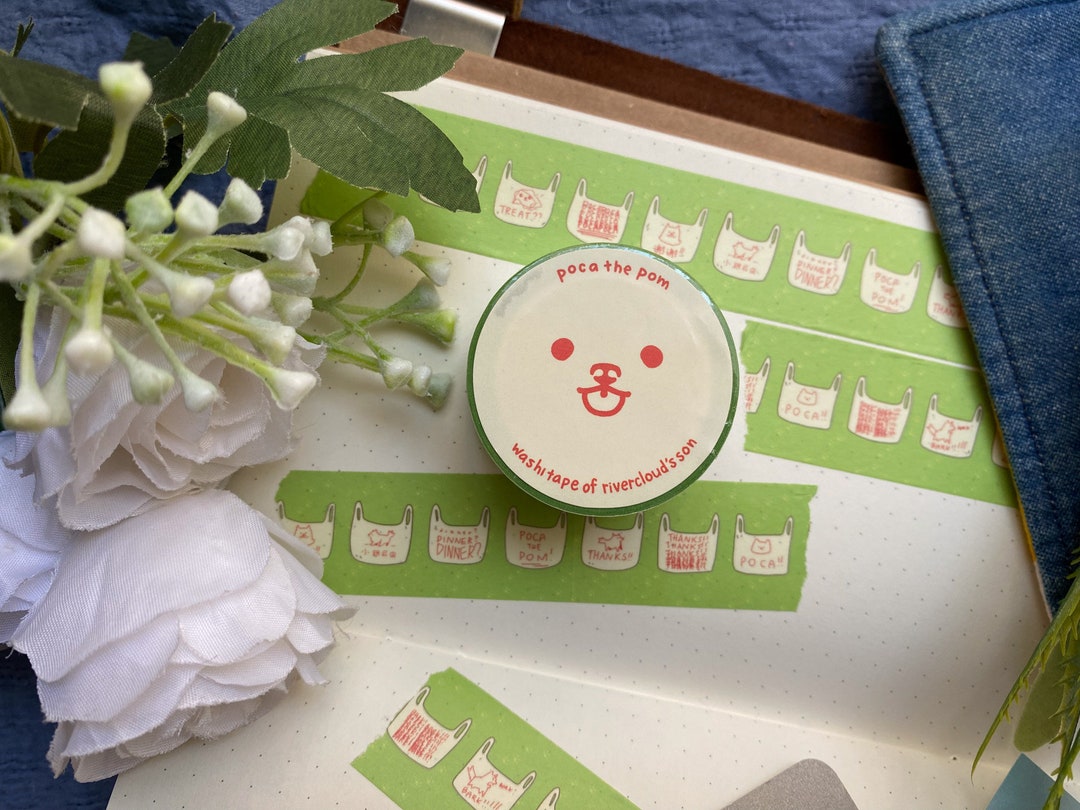 Poca the Pom Thank You Bags Washi Tape || Chinese Take-out Bags ...