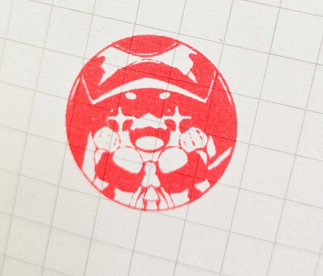 Pom-pom the Astral Express Conductor, Red, Self-inking Stamp || Honkai ...