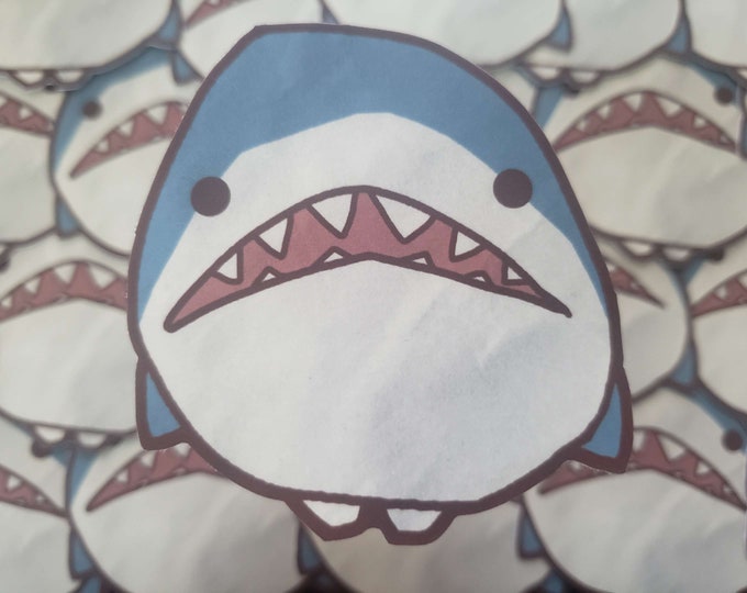 Major General Shark Matte Vinyl Sticker (final Fantasy XIV) - Etsy