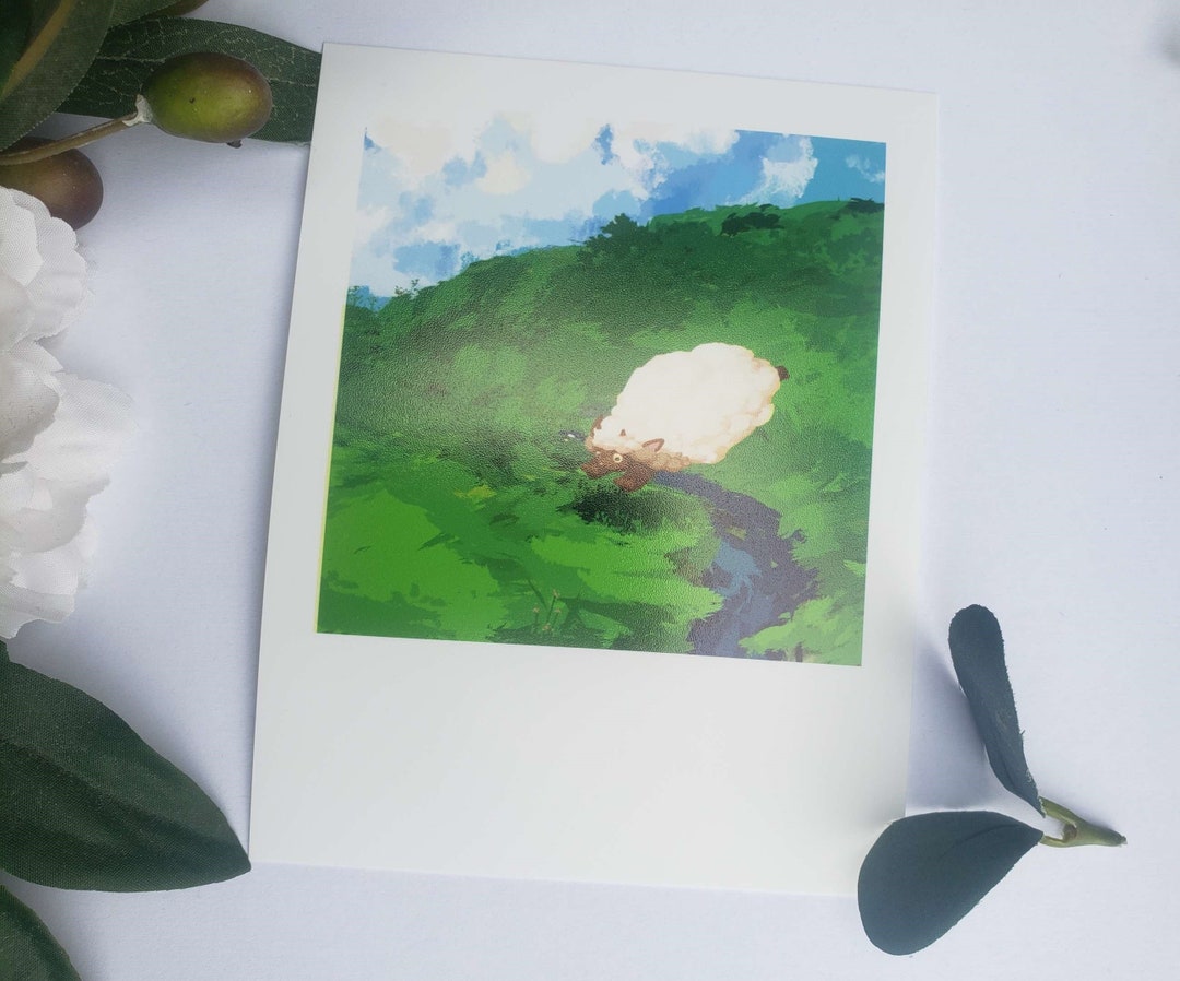 Wooloo Jumping Polaroid pokemon - Etsy