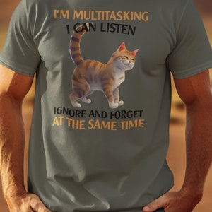 I'm Multitasking I Can Listen Ignore and Forget Shirt, V-neck ...