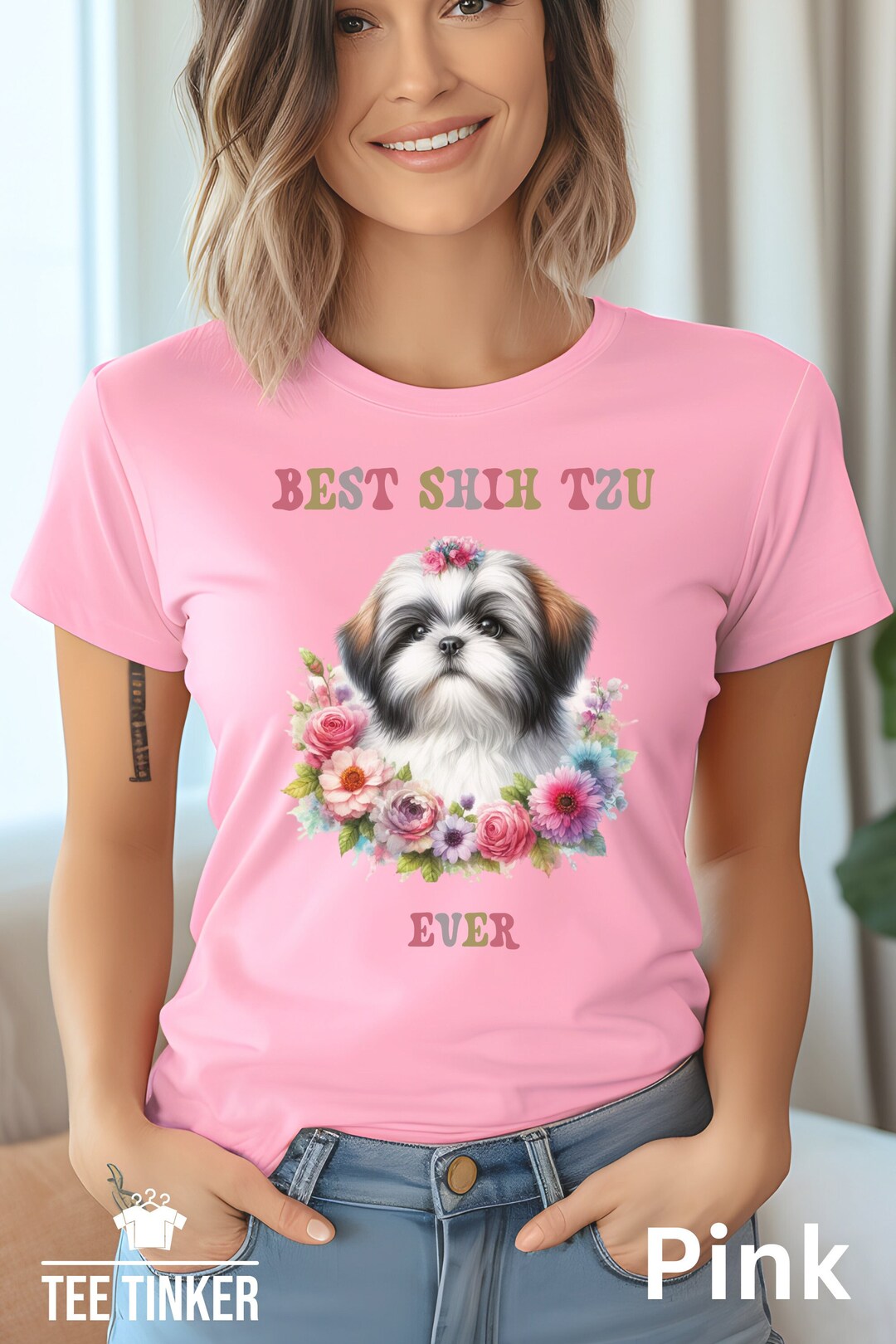 Best Shih Tzu Ever Shirt, V-neck, Sweatshirt or Racerback Tank Top ...