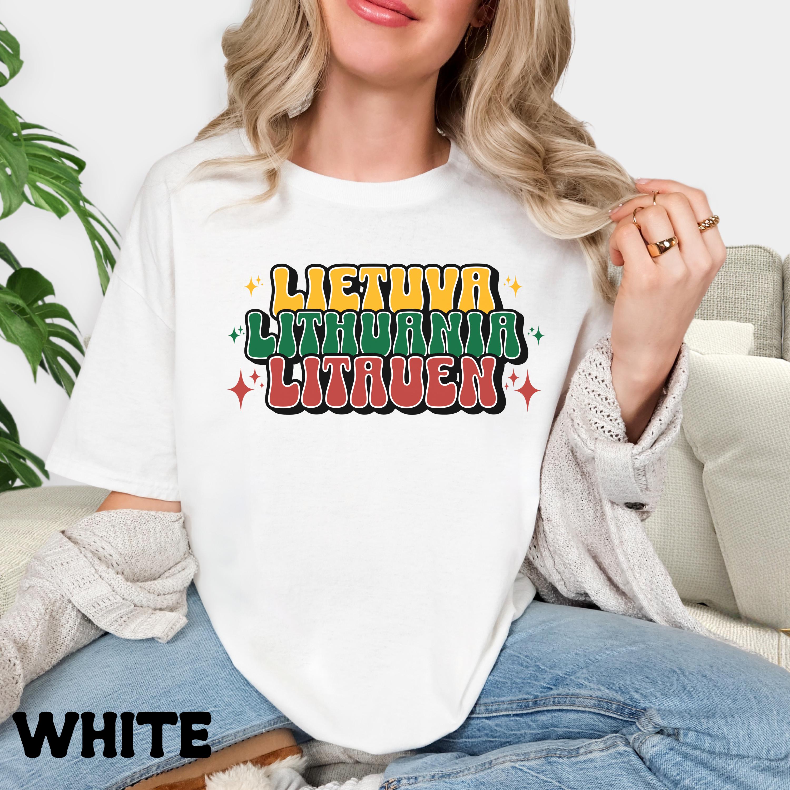 Lithuania Shirt, Lithuanian Tee, Lietuviski Marskineliai , Travel Shirt ...
