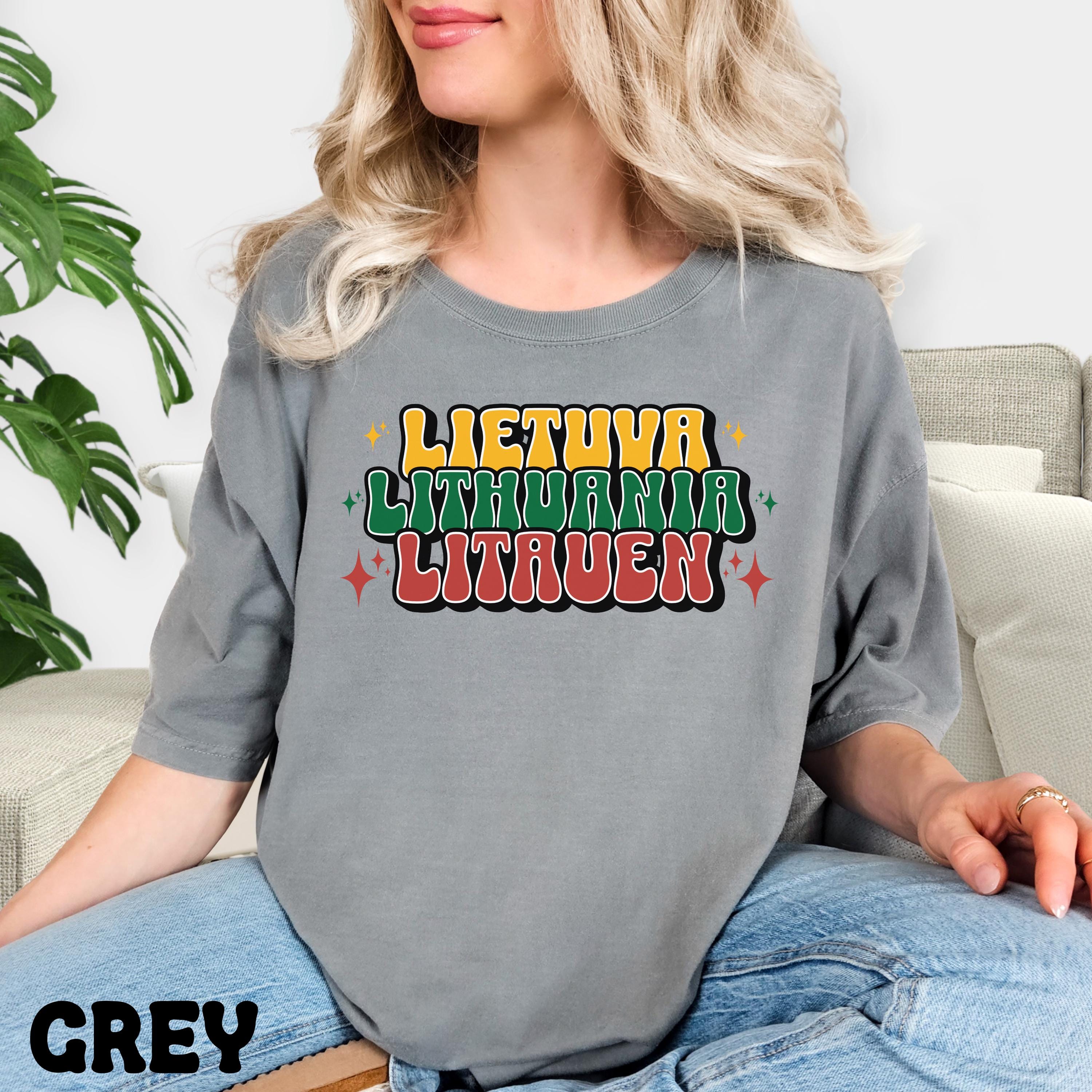 Lithuania Shirt, Lithuanian Tee, Lietuviski Marskineliai , Travel Shirt ...