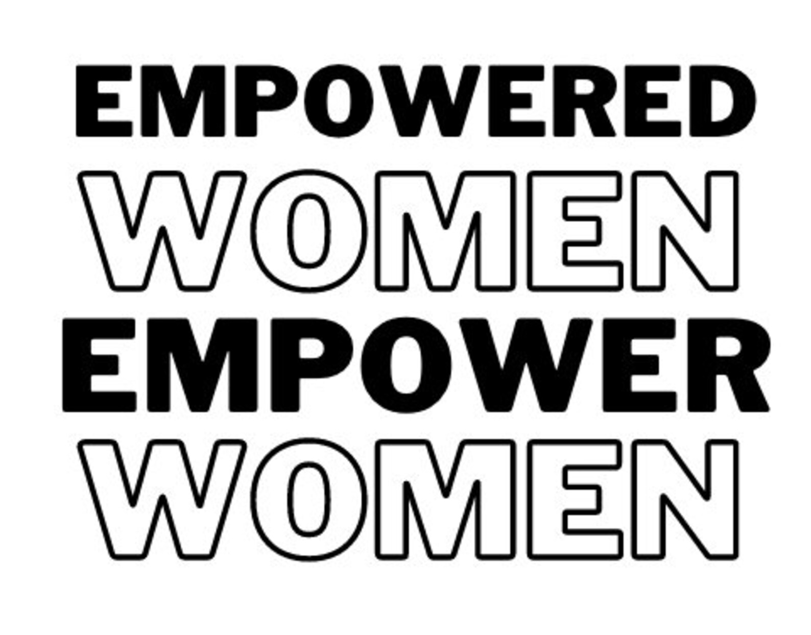 Empowered Women Empower Women Etsy