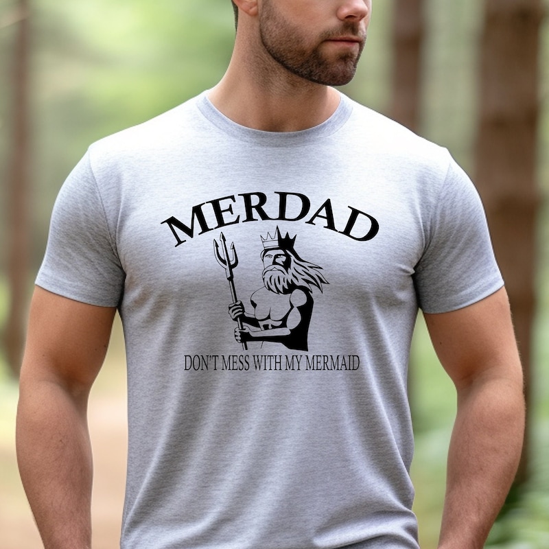 Mermaid Dad Shirt - Etsy