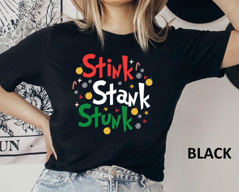 Stink Stank Stunk Christmas Shirt: Funny Family Holiday Tee - Etsy