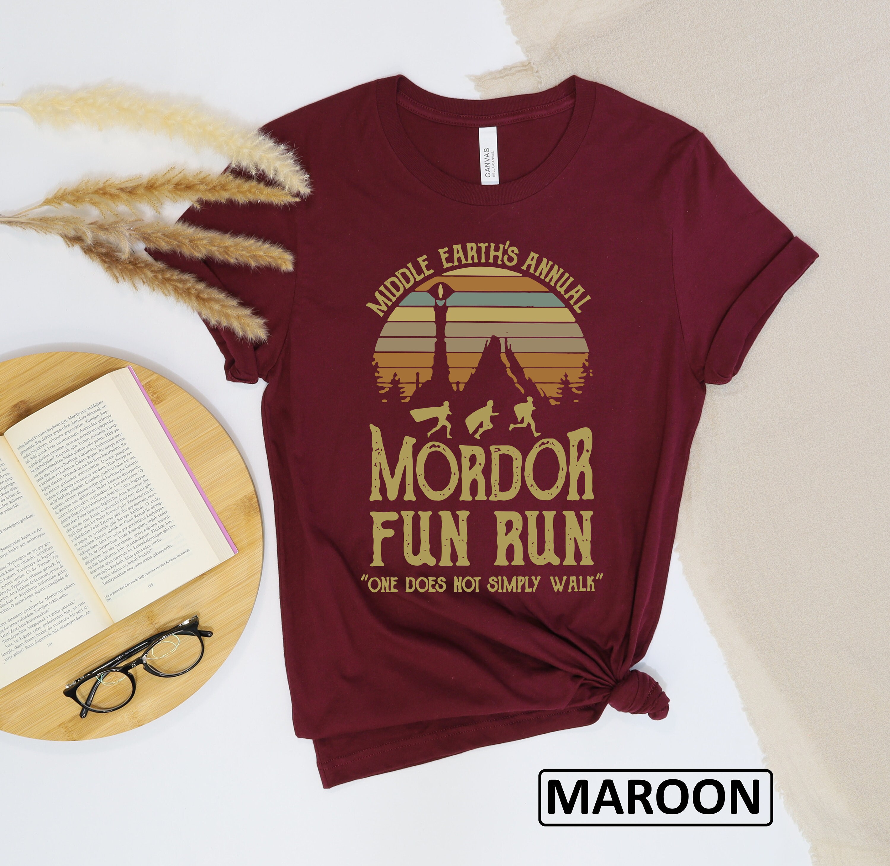 Mordor Fun Run T-shirt, Middle Earth Annual Race, Hobbit Gift Tee - Etsy