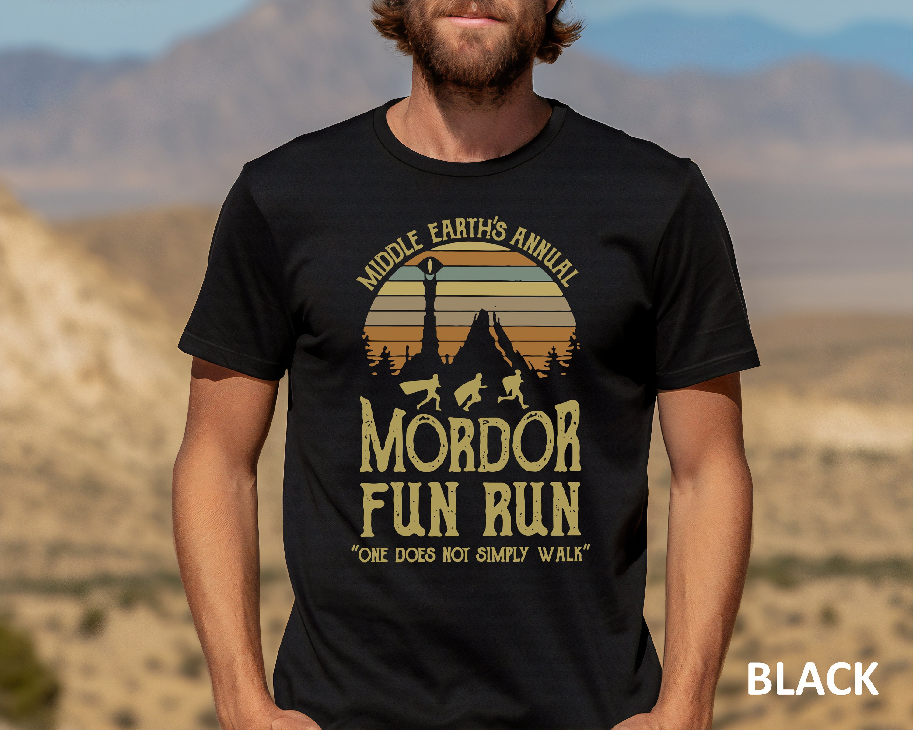 Middle Earth's Annual Mordor Fun Run Shirt, Mordor Fun Run Shirt, Book ...