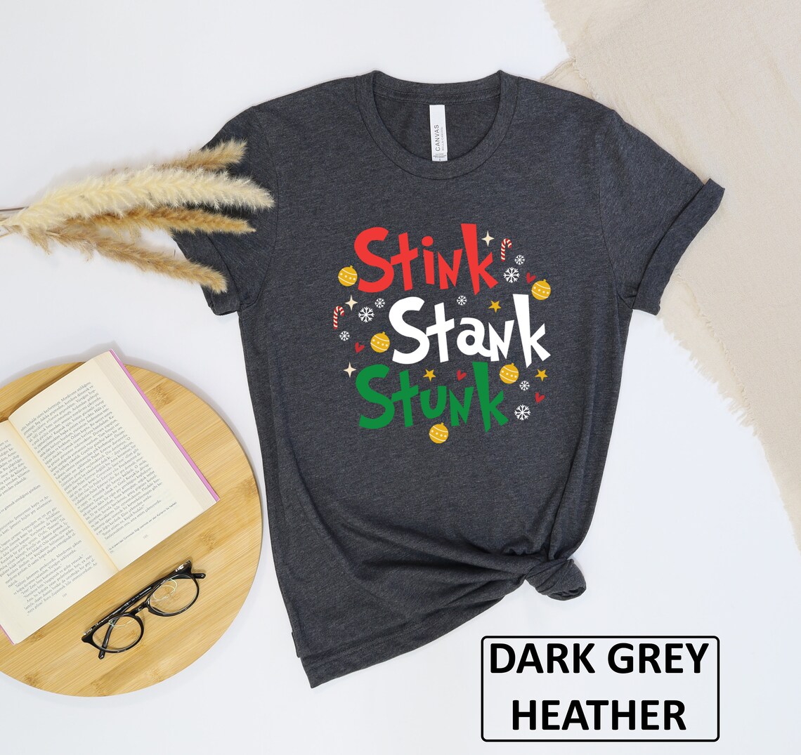 Stink Stank Stunk Christmas Shirt: Funny Family Holiday Tee - Etsy