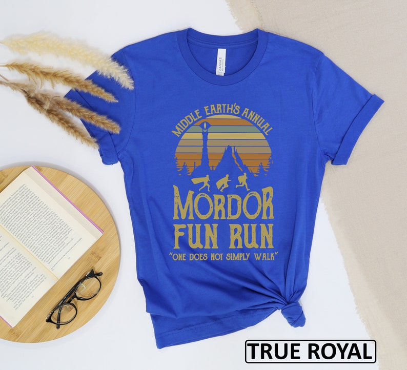 Mordor Fun Run T-shirt, Middle Earth Annual Race, Hobbit Gift Tee - Etsy