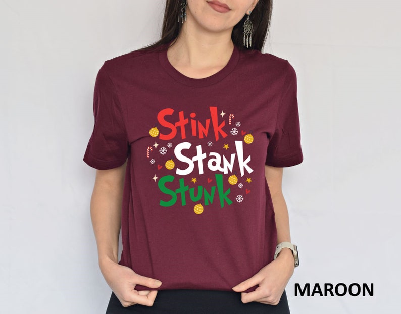 Stink Stank Stunk Christmas Shirt: Funny Family Holiday Tee - Etsy