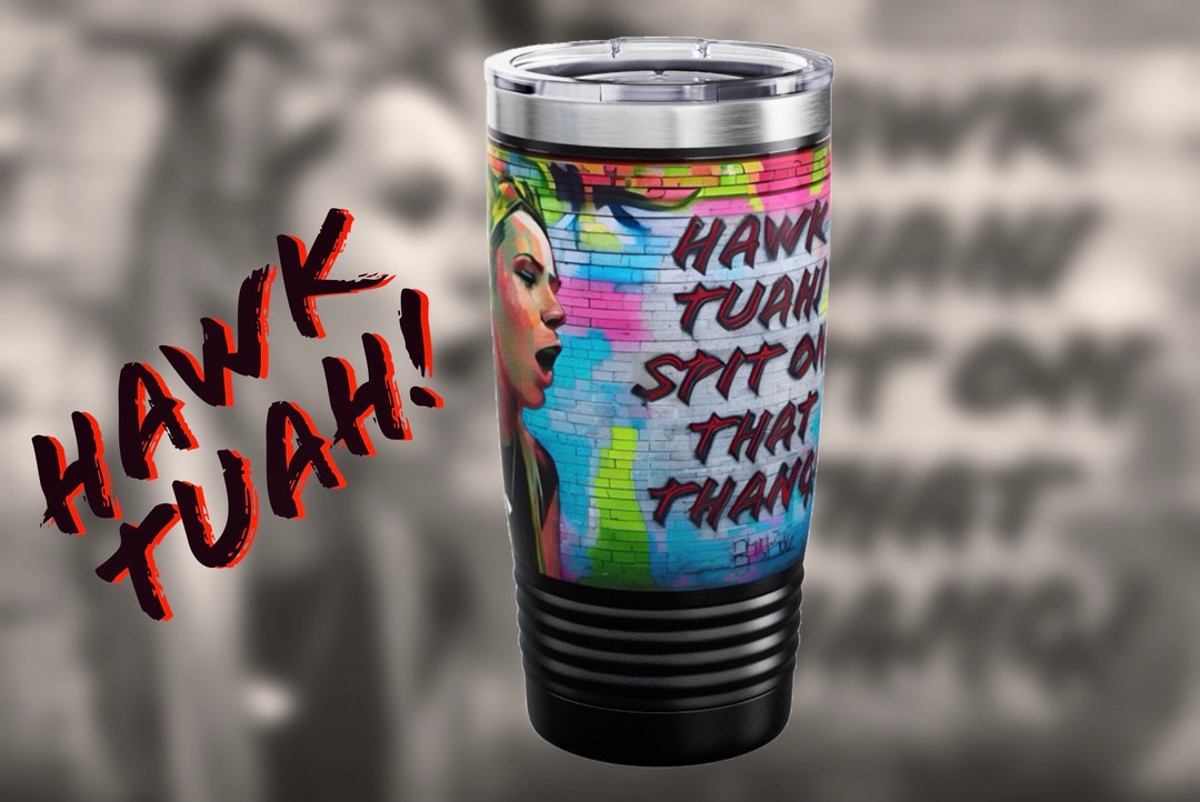 Hawk Tuah Spit on That Thang Tumbler, Hawk Tuah Water Bottle, Viral ...