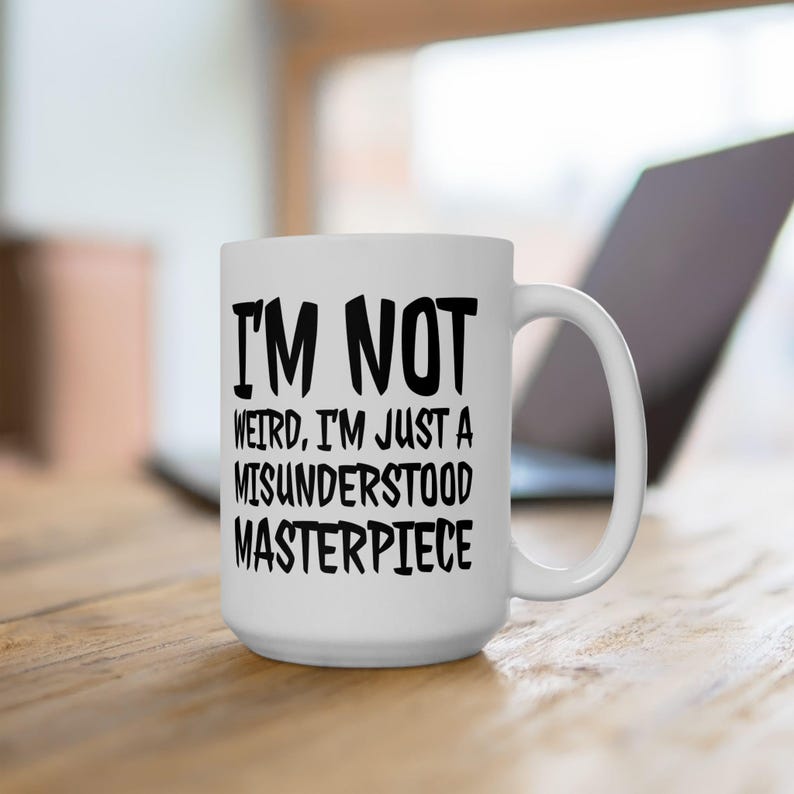 Misunderstood Masterpiece Coffee Mug: Quirky Artist Gift - Etsy