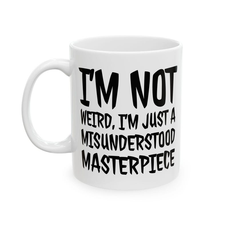 Misunderstood Masterpiece Coffee Mug: Quirky Artist Gift - Etsy